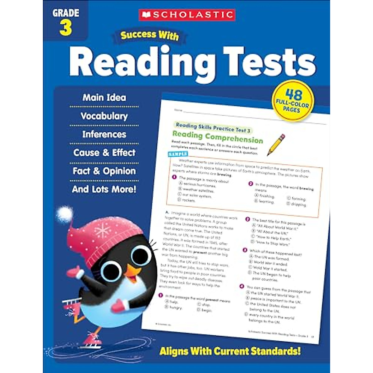 Scholastic Success with Reading Tests Grade 3 Workbook