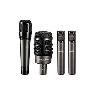 Audio-Technica ATM-DRUM4 4-Piece Drum Microphone Pack with Case