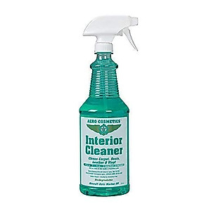 Aero Cosmetics Interior Cleaner, Carpet Cleaner, Seat Cleaner, Fabric Cleaner, Cleans Carpets, Seats, Leather, Upholstery and Vinyl, Aircraft Quality 32oz Kit