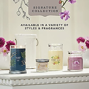 Yankee Candle Vanilla Crème Brûlée Scented, Signature 20oz Large Jar 2-Wick Candle, Over 60 Hours of Burn Time