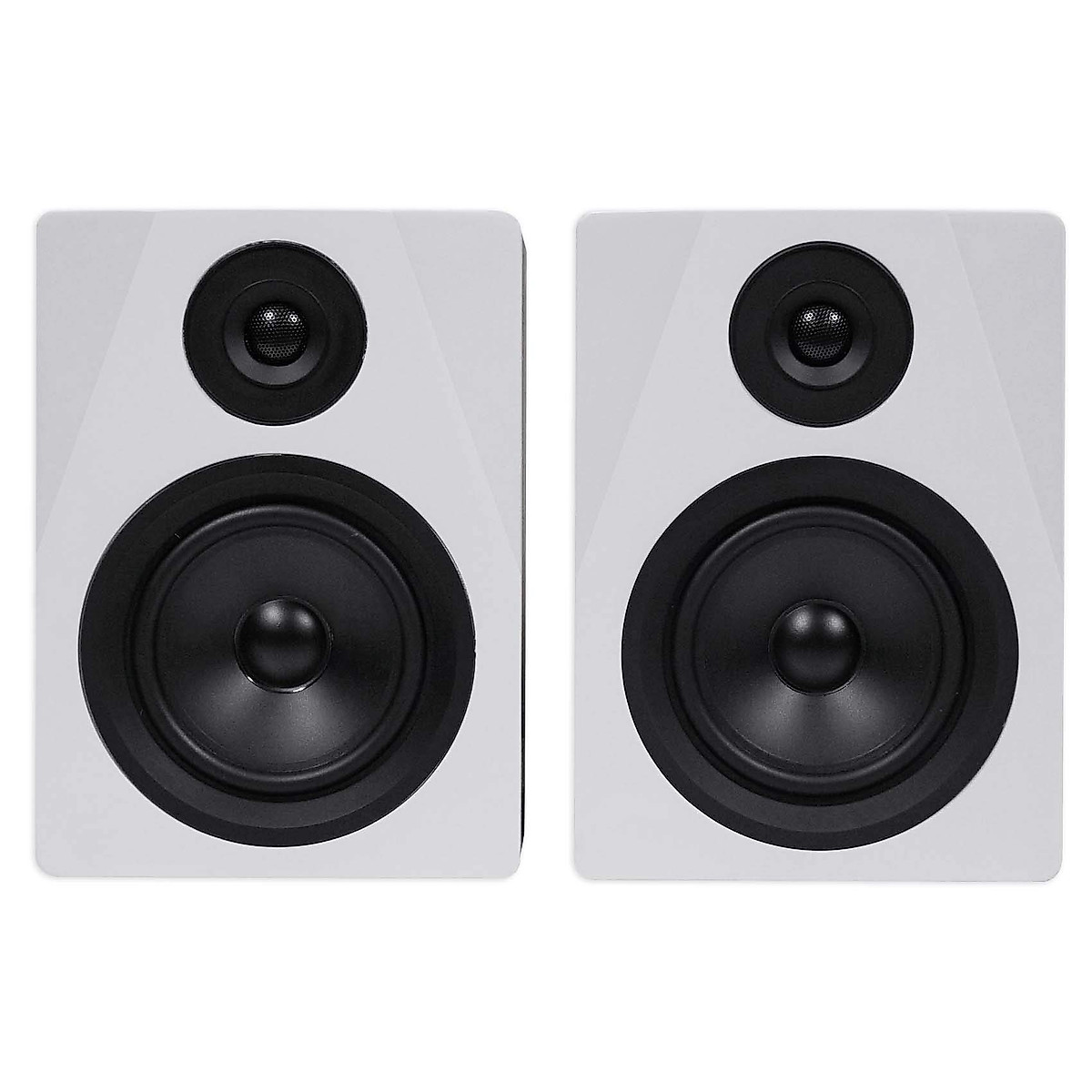 Rockville 2-Way 250W Active/Powered USB Studio Monitor Speakers Pair, 5.25 inch (APM5W)