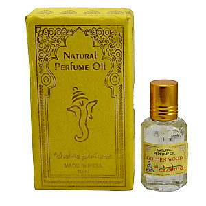 Chakra Natural Perfume Fragrance 100% Pure Natural Perfume Oil 10ml (Golden Woods)