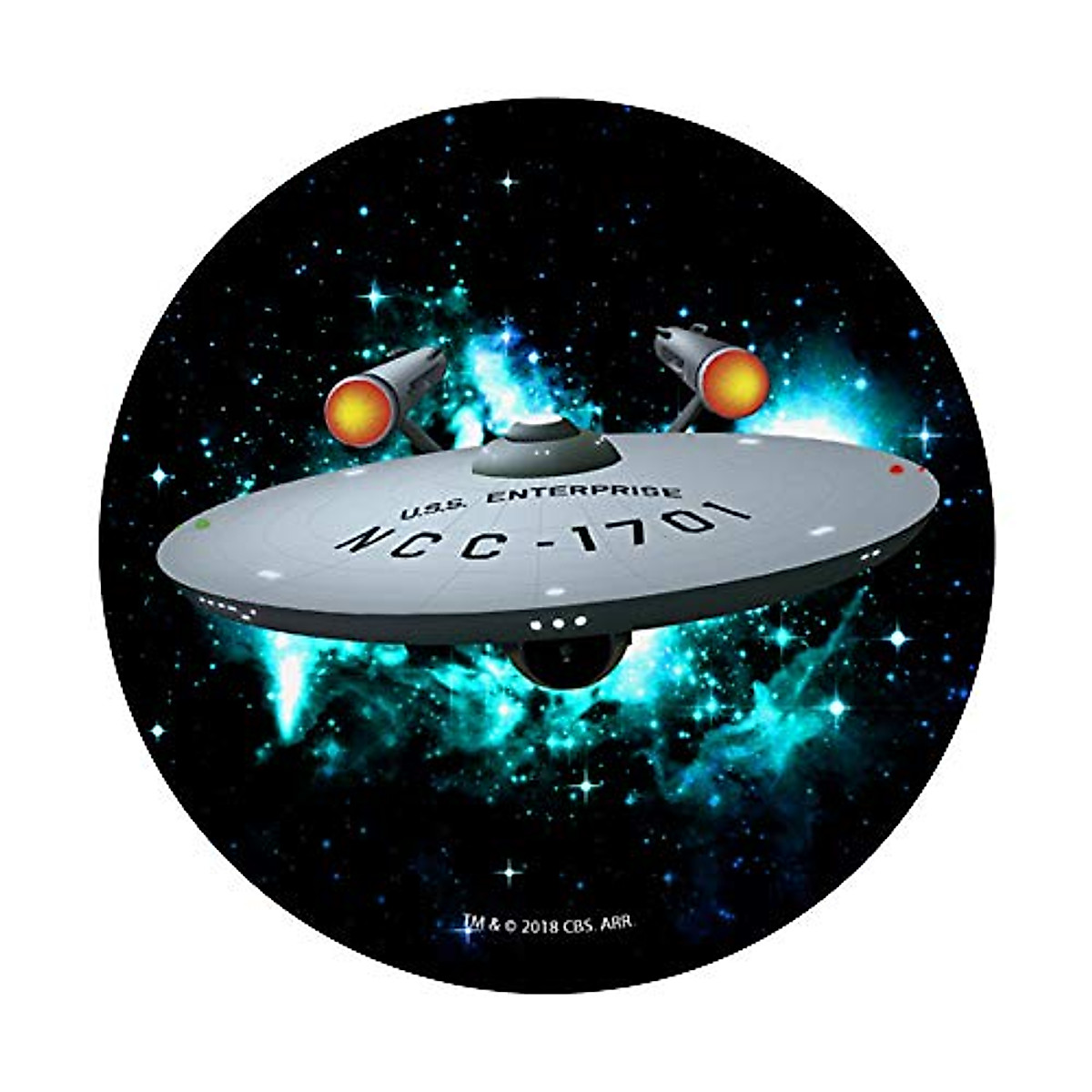Star Trek U.S.S. Enterprise Portrait PopSockets PopGrip: Swappable Grip for Phones & Tablets