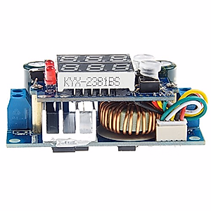 5A Buck Converter, KNACRO Voltage Regulator Board DC 6-36V Down to 1.25-32V 5A CC CV MPPT Solar Controller Module 24v to 12v 5v for Car Power Supply