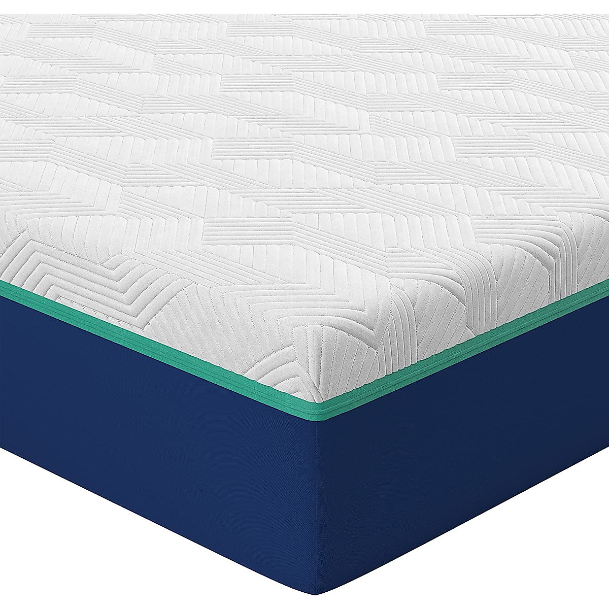 Nautica Home 10" Restore Innerspring Hybrid Mattress Quilted Memory Foam Cover: High Density Comfort Latex Foam Layer with Bonnell Support Coil Springs Base, Twin XL