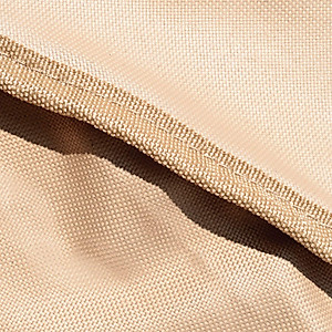 Budge P1W01TNNW2-2PK StormBlock Savanna Patio Chair Cover (2 Pack) Waterproof, Durable, Medium, Tan