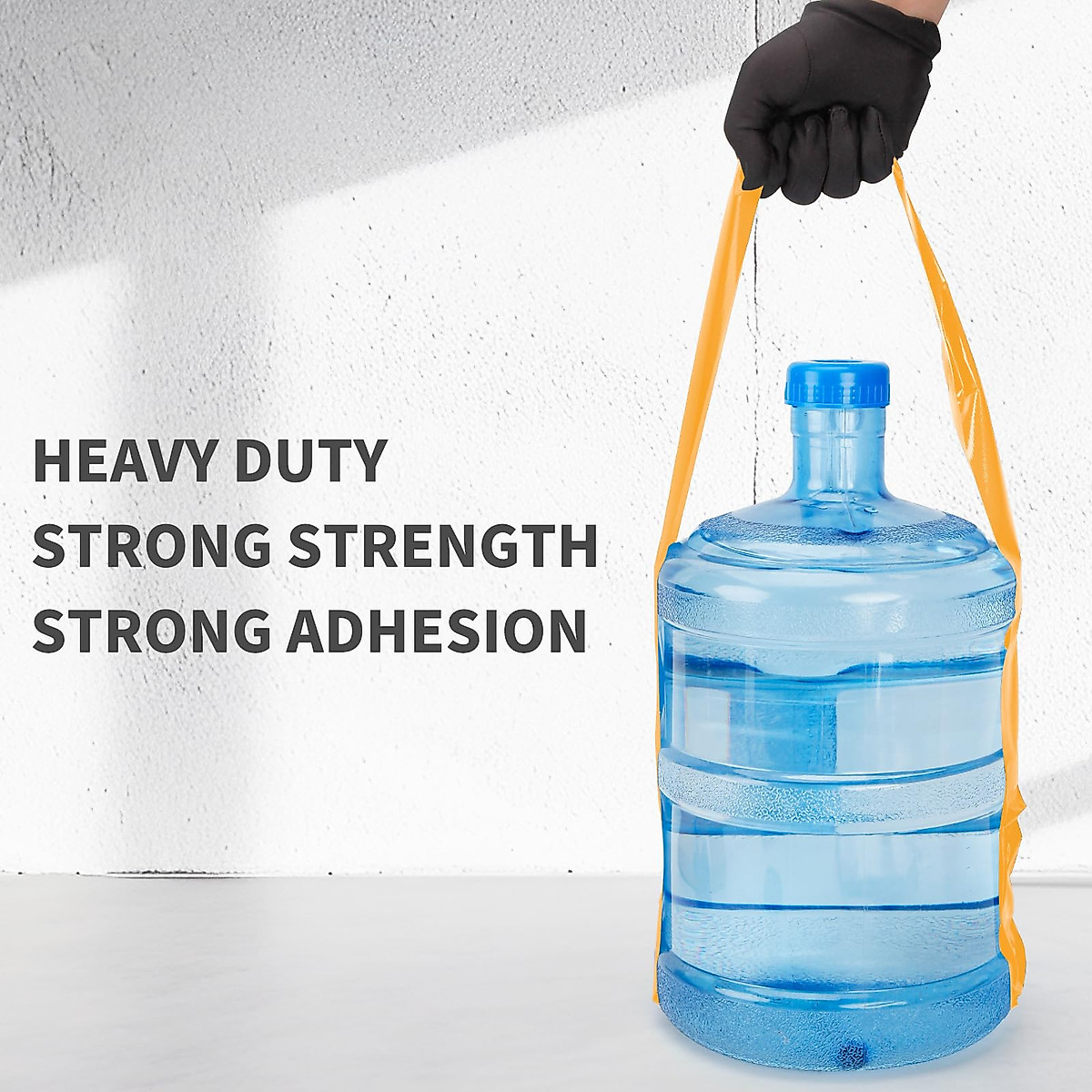 Yellow Duct Tape Heavy Duty Waterproof, 40 Yards X 2 Inch, 9 Mils Thickness Strong Adhesive Sticky, No Residue, Easy Tear by Hand for Home Repairs Indoor Outdoor Crafts Packing HVAC and Construction