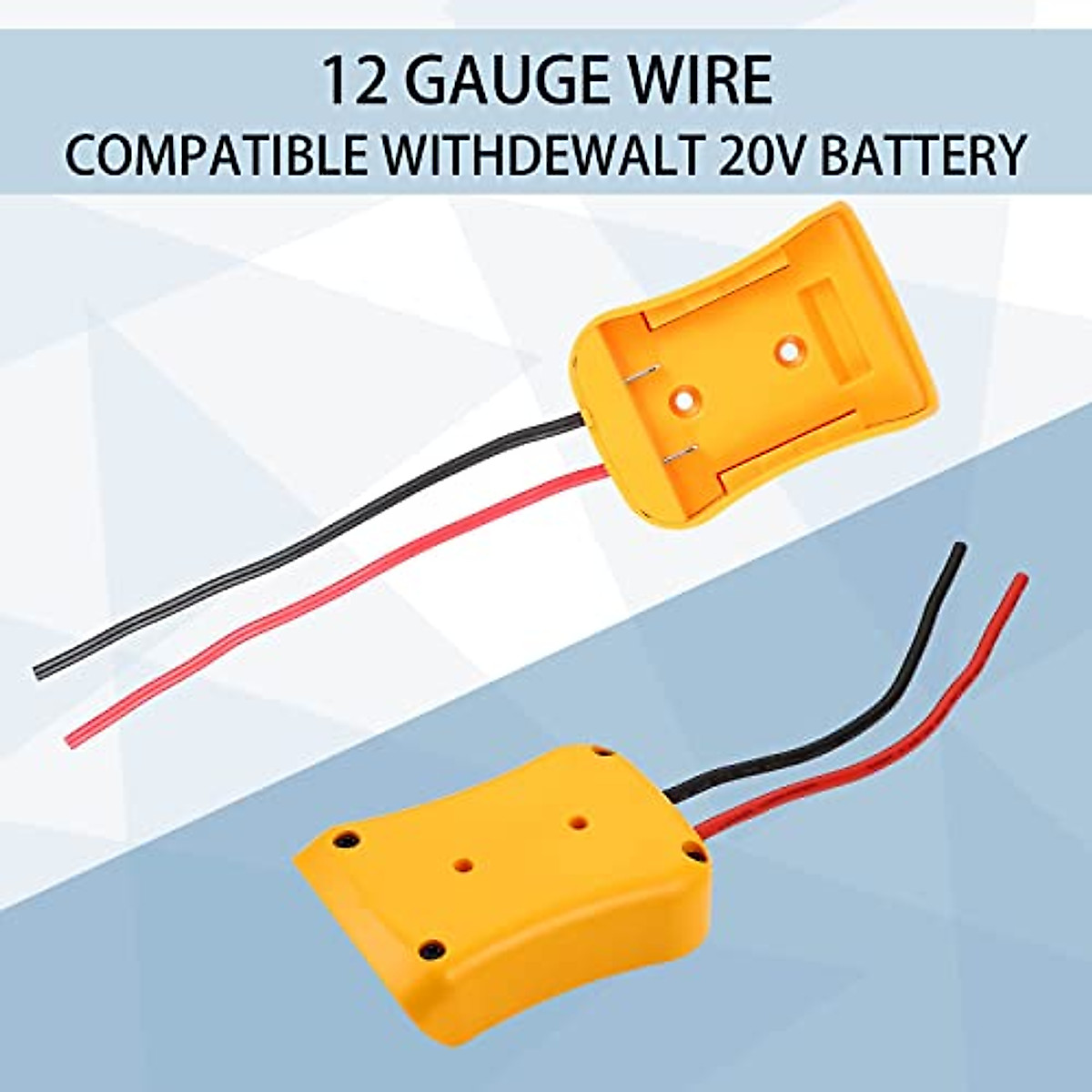 3 Pcs Power Battery Adapter Converter Kit Includes Motor Speed Controller with Switch Battery Power Adapter Low Voltage Protection 40a Fuse for 18V 20V Batteries DIY Display Toys Robots Cars