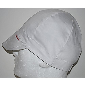 Comeaux Caps Reversible Welding Cap Solid White 7 1/8 (3)