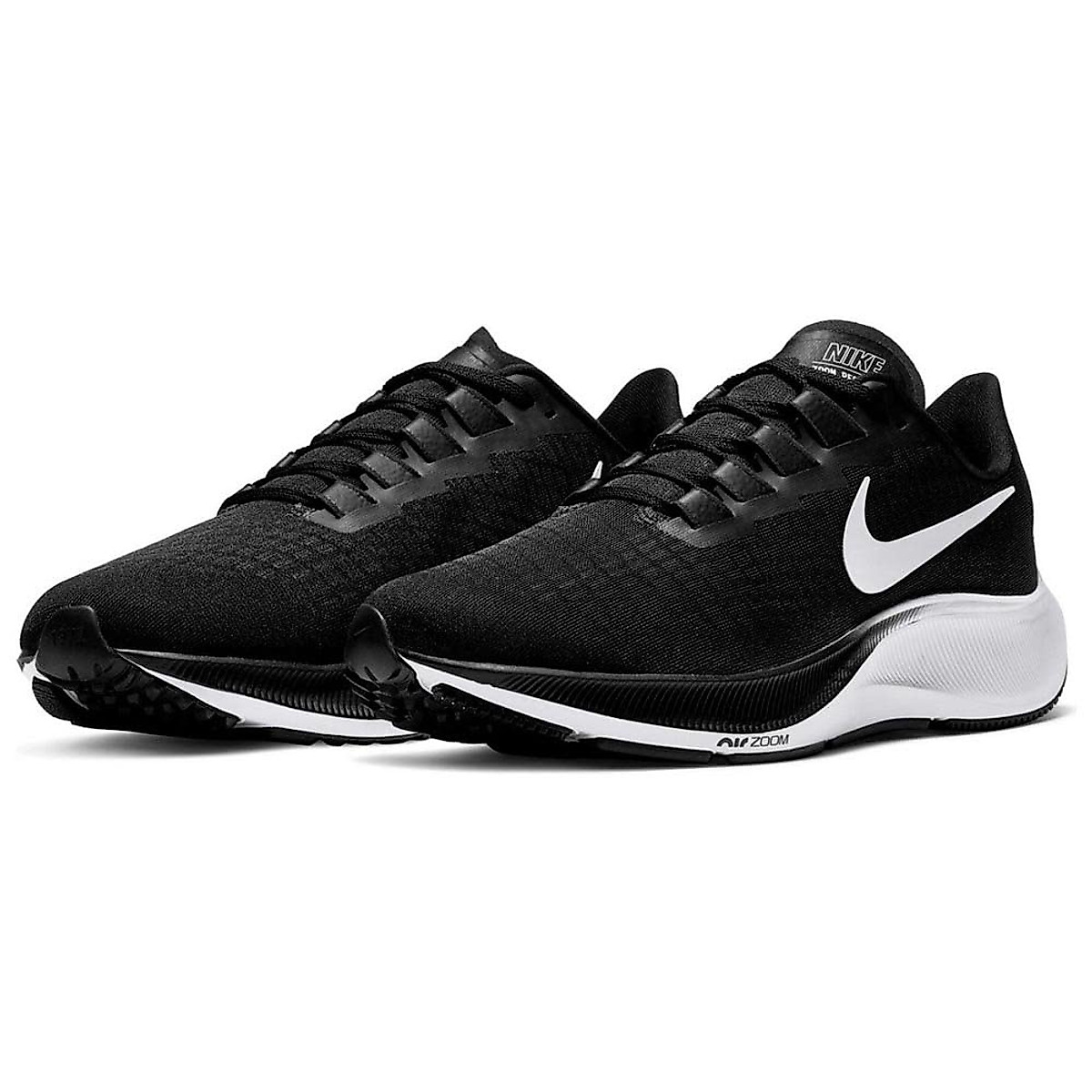 Nike Men's Low-Top Sneaker, Black White, 8.5