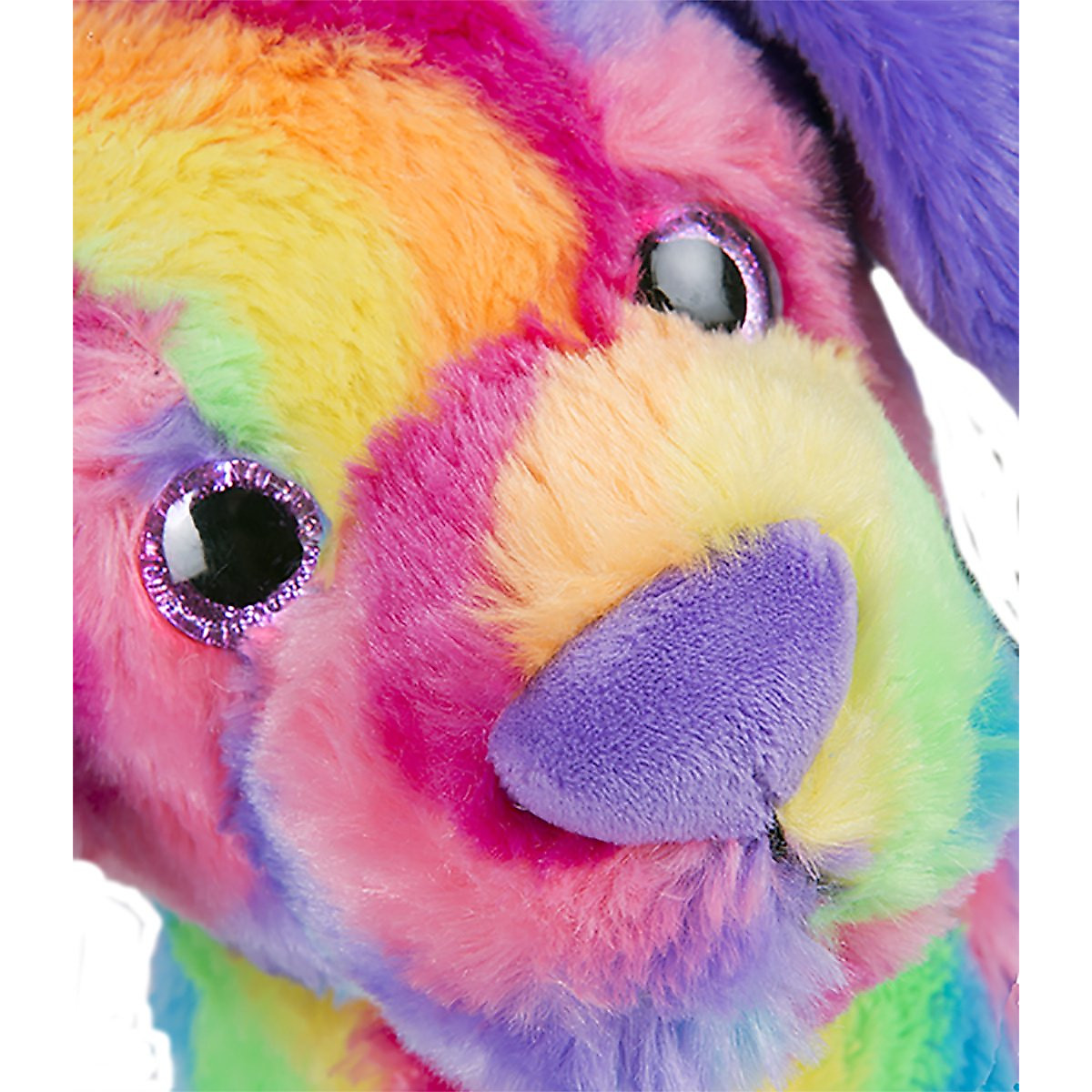 Cuddly Soft 8 inch Stuffed Rainbow Dog...We Stuff 'em...You Love 'em!