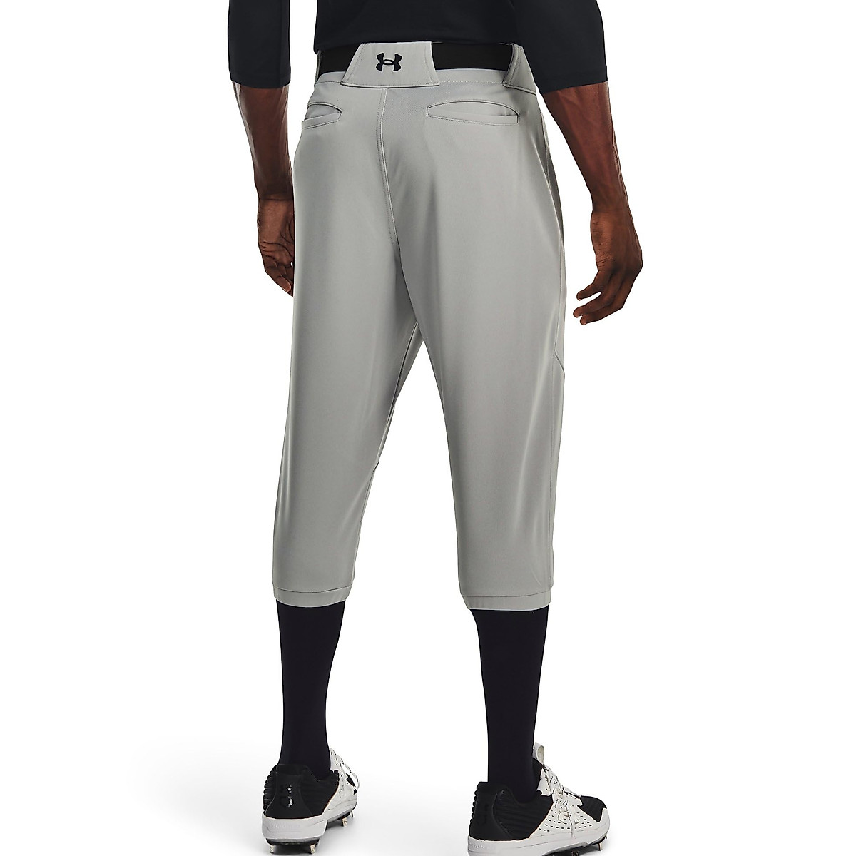 Under Armour Men's Utility Baseball Knicker 22, (075) Baseball Gray / / Black, Small