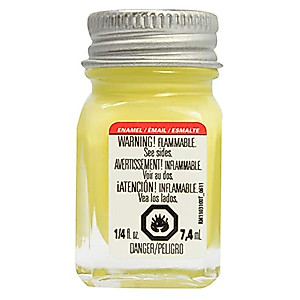 Testor'S 1112tt 14 Oz Light Yellow Gloss Enamel Hobby Paint