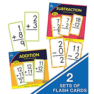 Carson Dellosa (CAS0P) First Grade Homeschool Kit for Kids – Elementary Math, Phonics, Sight Word Activities, Learn to Tell Time for Learn at Home (8pc) (145191)