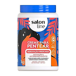 Linha Tratamento (Creme Para Pentear) Salon Line - Hidratacao Profunda 1000 Gr - (Salon Line Treatment (Combing Cream) Collection - Deep Moisturizing Net 35.27 Oz)