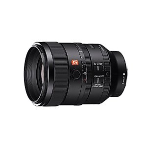 Sony SEL100F28GM 100mm f2.8 Medium-telephoto Fixed Prime Camera Lens, Black (Renewed)