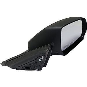 Kool Vue Driver & Passenger Side Power Heated Mirrors for Cadillac ATS 2014-2018 With Signal Light; Without Memory & Puddle Lamp Paintable Sedan