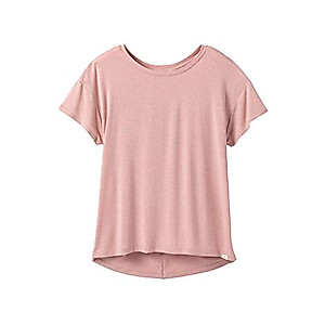 prAna Women's Foundation Slouch Top, Champagne Heather, Medium