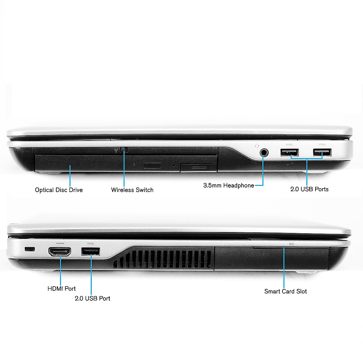 Dell Latitude E6540 15.6in Laptop, Core i7-4600M 2.9GHz, 16GB Ram, 240GB SSD, DVDRW, Windows 10 Pro 64bit (Renewed)