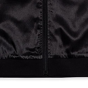 Miraculous Ladybug Little Girls Zip-up Bomber Jacket Red/Black 6-6X