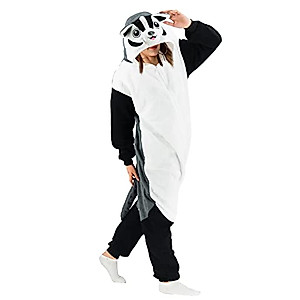 vavalad Animal Onesie Adult Animal Pajama One Piece Animal Costume Halloween Cosplay Sleepwear Homewear Christmas for Men Women