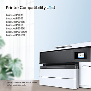 05A Toner Cartridge Compatible for HP 05A CE505A Toner Cartridge for HP P2035 P2035N P2055DN P2055D P2030 P2050 P2055X Printer (05a Toner, 2 Black)