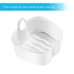 Denture Case Denture Bath Box Case Dental Orthodontic Retainer False Teeth Storage Case Box with Strainer denture cups for soaking dentures (Blue)