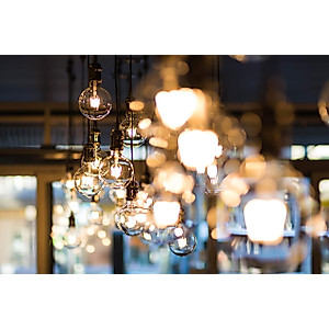 SD LUX Vintage Edison Light Bulb 8W 1000LM dimmable 100W Equivalent LED Bulb G30 Globe, Warm White 2700K E26 Medium Base, 2 pcs (2)