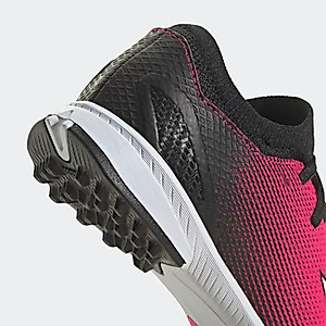 adidas X SPEEDPORTAL.3 Turf Soccer Shoe, Team Shock Pink/Zero Metallic/Black, 5 US Unisex Big Kid
