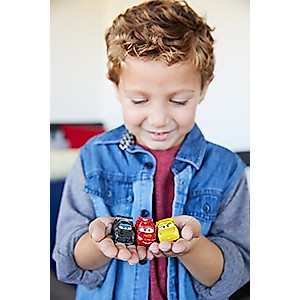 Disney Car Toys Mini Racers Vehicles, 3 Pack - Muddy Cruz, Muddy Lightning McQueen, Mr Drippy Exclusive