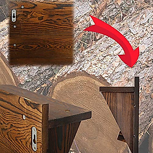 WEBI Coat Rack Wall Mount with Shelf,8 Peg Hooks,34'' Long Rustic Entryway Shelf with Hooks Underneath for Hanging Coats,Clothes,Bathroom,Rustic Brown