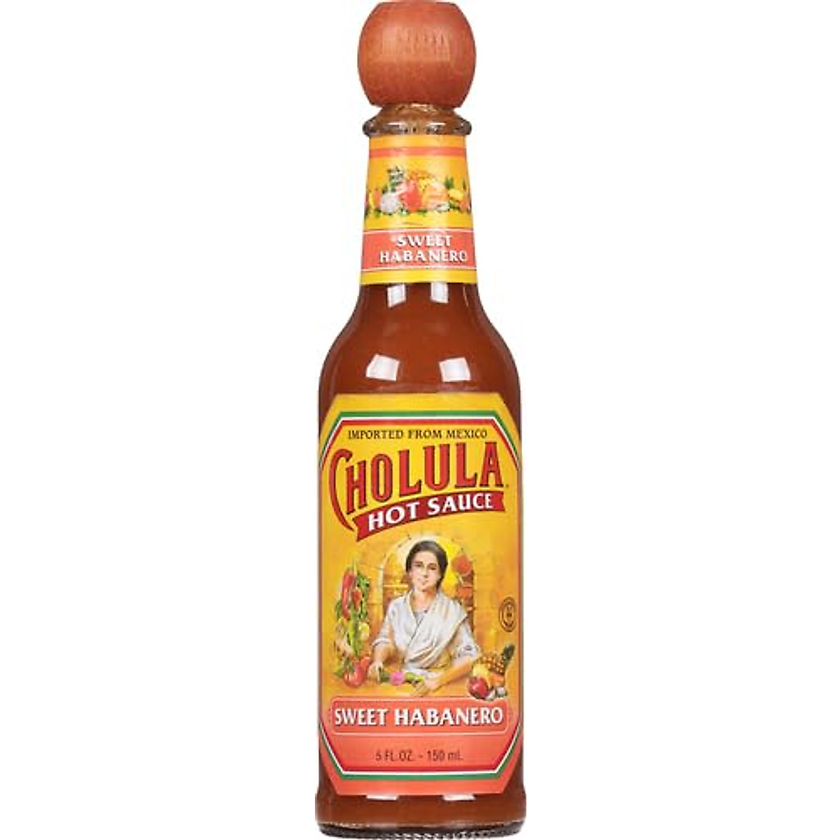 Cholula Sweet Habanero Hot Sauce, 5 fl oz