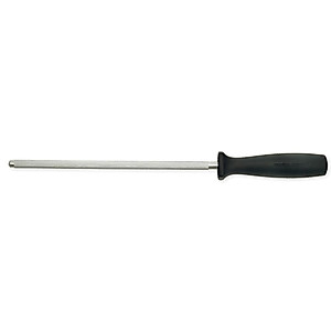 HENCKELS Fine Edge Pro Sharpening Steel, 9-inch, Black/Stainless Steel