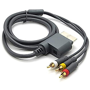 CHILDMORY AV Audio Video Optical Cable Cord for Xbox 360 Console Video Game