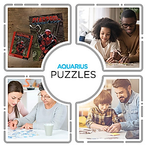 AQUARIUS Marvel Puzzle Deadpool (500 Piece Jigsaw Puzzle) - Officially Licensed Marvel Merchandise & Collectibles - Glare Free - Precision Fit - Virtually No Puzzle Dust - 14 x 19 Inches