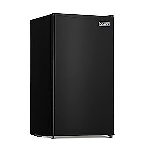 NewAir 3.3 Cu.Ft Black Mini Fridge | Adjustable Shelves and Reversible Door | Small Refrigerator,Dorm Refrigerators,Compact Refrigerator, Energy Efficient