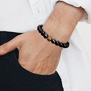 Sereney Happy 18th Birthday Gifts for Boys, Triple Protection Bracelet As Cool Gifts for 18 Year Old Boy, 18th Bday Decoration Jewelry As Gifts for Him Boys Men Male Son Grandson Friend Birthday