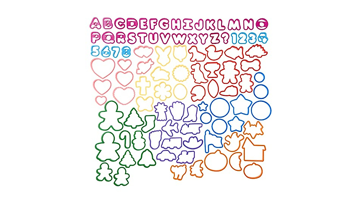 Wilton 101-Piece Cookie Cutter Set - Fun Shapes & Holidays