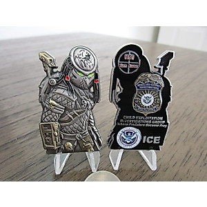 ICE HSI Child Exploitation Investigations Group San Juan Puerto Rico Predator Challenge Coin