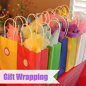 Shindel 120 Sheets Colorful Tissue Paper, Tissue Paper Bulk 20x14 Inch Gift Wrapping Paper for DIY Crafts Gift Box Wrapping 20 Colors