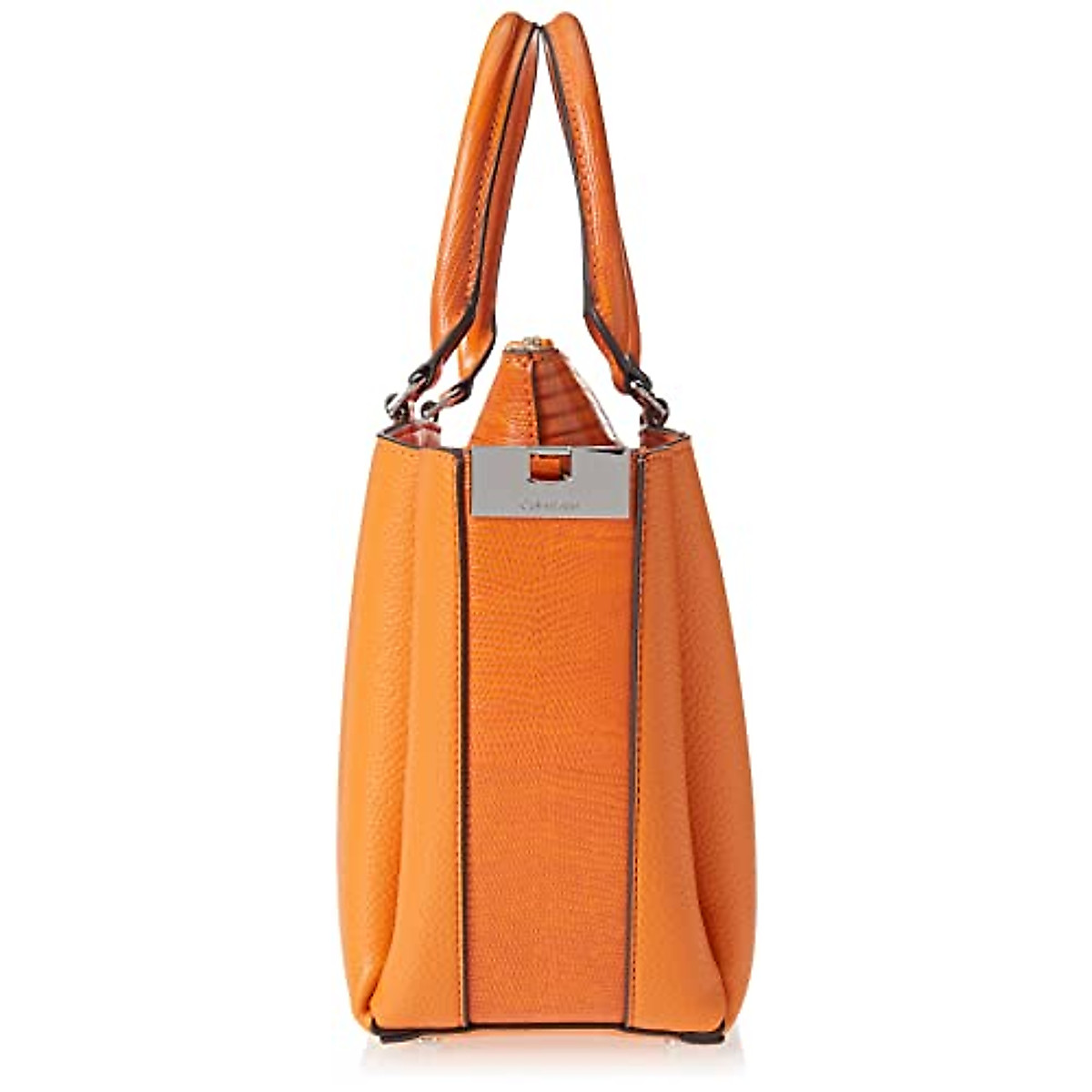 Calvin Klein Rita 2 in 1 Organizaional Satchel, Flame Orange