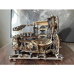 ROKR 3D Wooden Puzzles for Adult, Marble Run Puzzle Model Mechanical Marble Run Building Kits DIY Toy Hobbies for Adults for Men, Women