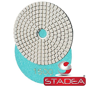 4 inch diamond concrete polishing pads - Granite Marble Stone Polishing 8 Pcs Set By STADEA