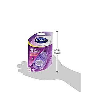 Dr. Scholl's Love Your Heels & Wedges Ball of Foot Cushions for Women, 1 Pair, Metatarsal Pads Women - All-Day Comfort for High Heels - Relieve & Prevent Shoe Discomfort, No Sliding Stopper Pads