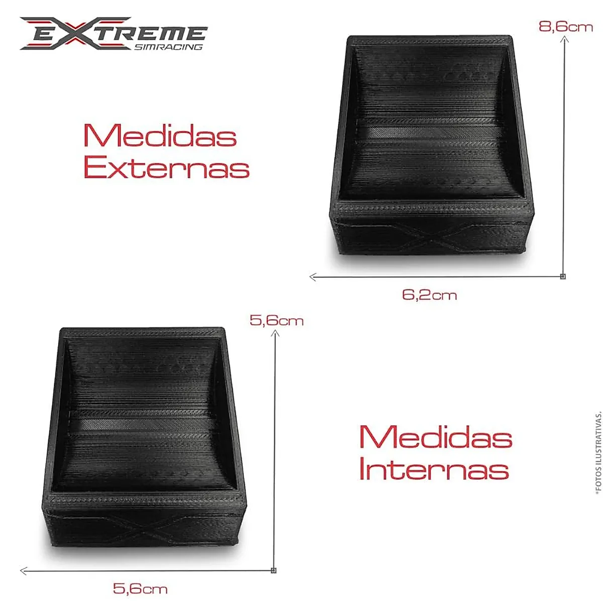 Extreme Sim Racing Wheel Locks for Gaming Chair and Office Chair (Pair) (Black)