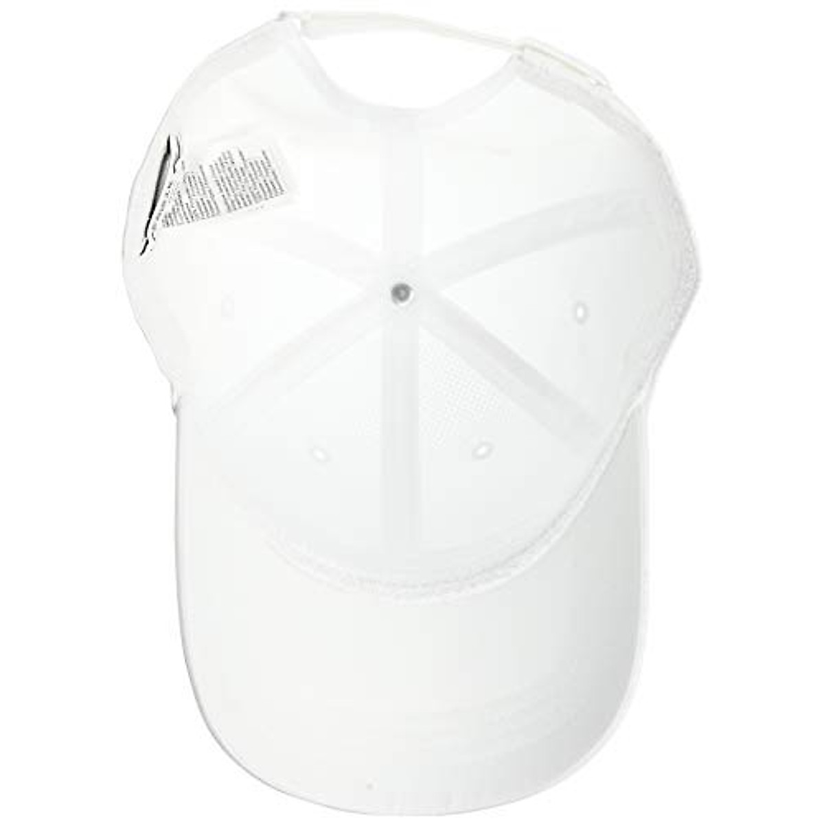Lacoste Mens Sport Solid Taffeta Side Croc Hat, White, One Size