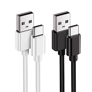 2 Pcs USB-A to USB-C Fast Charger Cable Cord for iPad Pro 12.9 Inch (3rd 4th 5th 6th Generation) 11 Inch 4th/3rd/2nd/1st Gen & New iPad Mini 6th Gen, iPad Air 4/5th Gen, for Stylus Pen Charging Cable