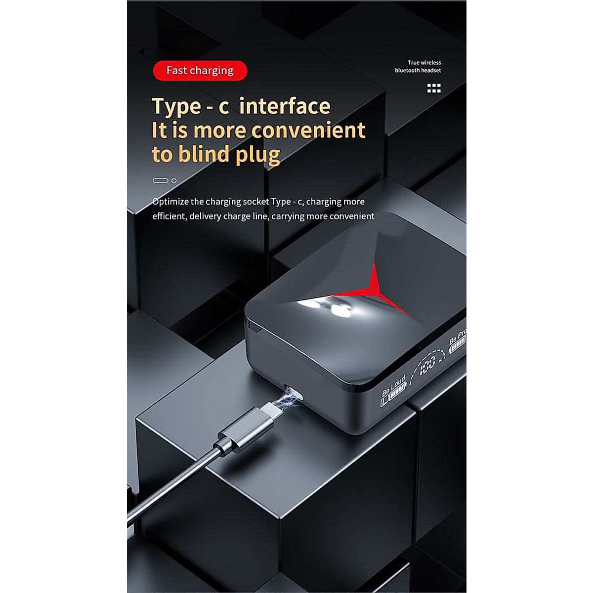 Gaming Headset Bluetooth Earphone with Mic Bass Audio Stereo HiFi TWS True M90 Wireless Earbuds Sports LED Headphones auriculare