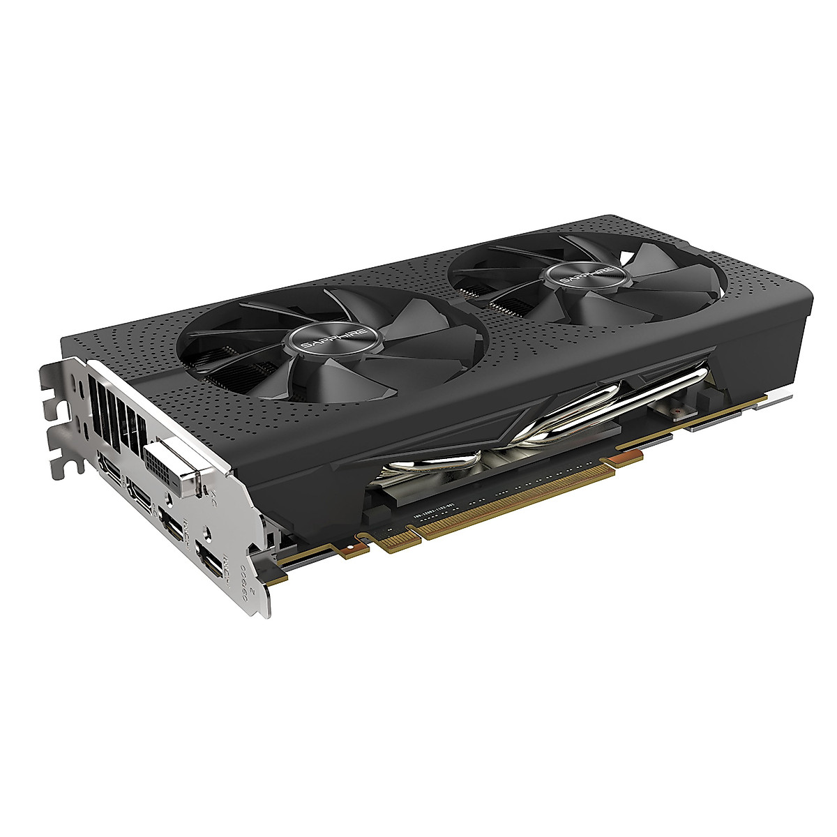 SAPPHIRE Radeon 11265-05-20G Pulse RX 580 8GB GDDR5 Dual HDMI/ DVI-D/ Dual DP OC with Backplate (UEFI) PCI-E Graphics Card Graphic Cards