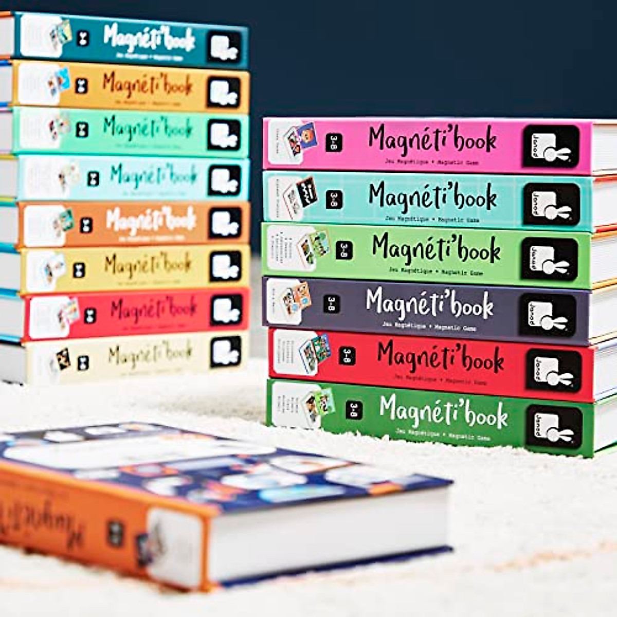 Janod J02720 Moduloform Magneti'Book, Black